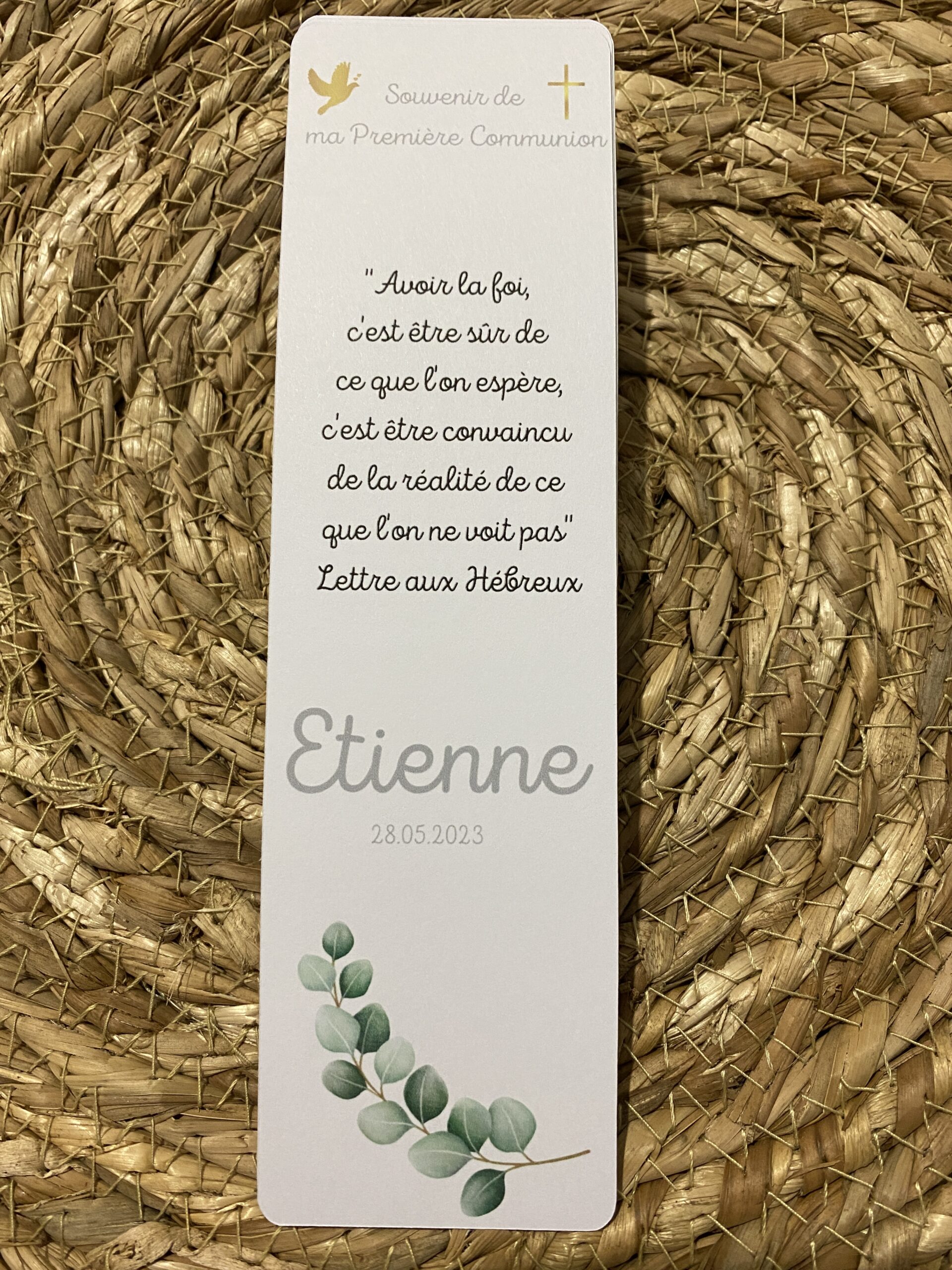 Signet communion, baptême, mariage